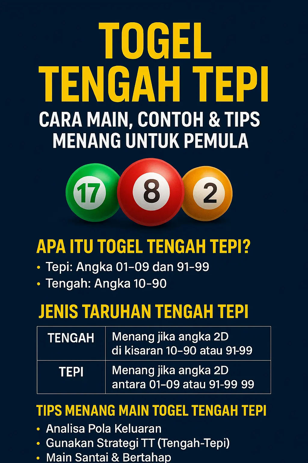 Togel Tengah Tepi: Cara Main, Contoh & Tips Menang untuk Pemula - TOGEL ...